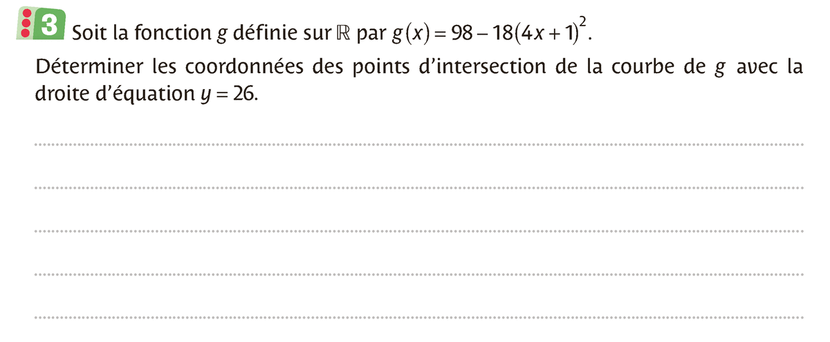 Nombres et calculs - Fiche 17 : Choix de la forme adaptée - Exercice n°3