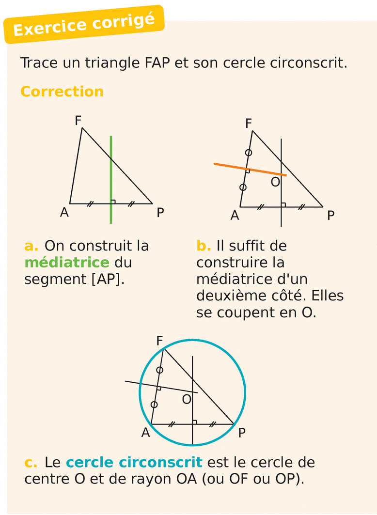 Angles et triangles - Hauteurs, médiatrice et cercle circonscrit ...