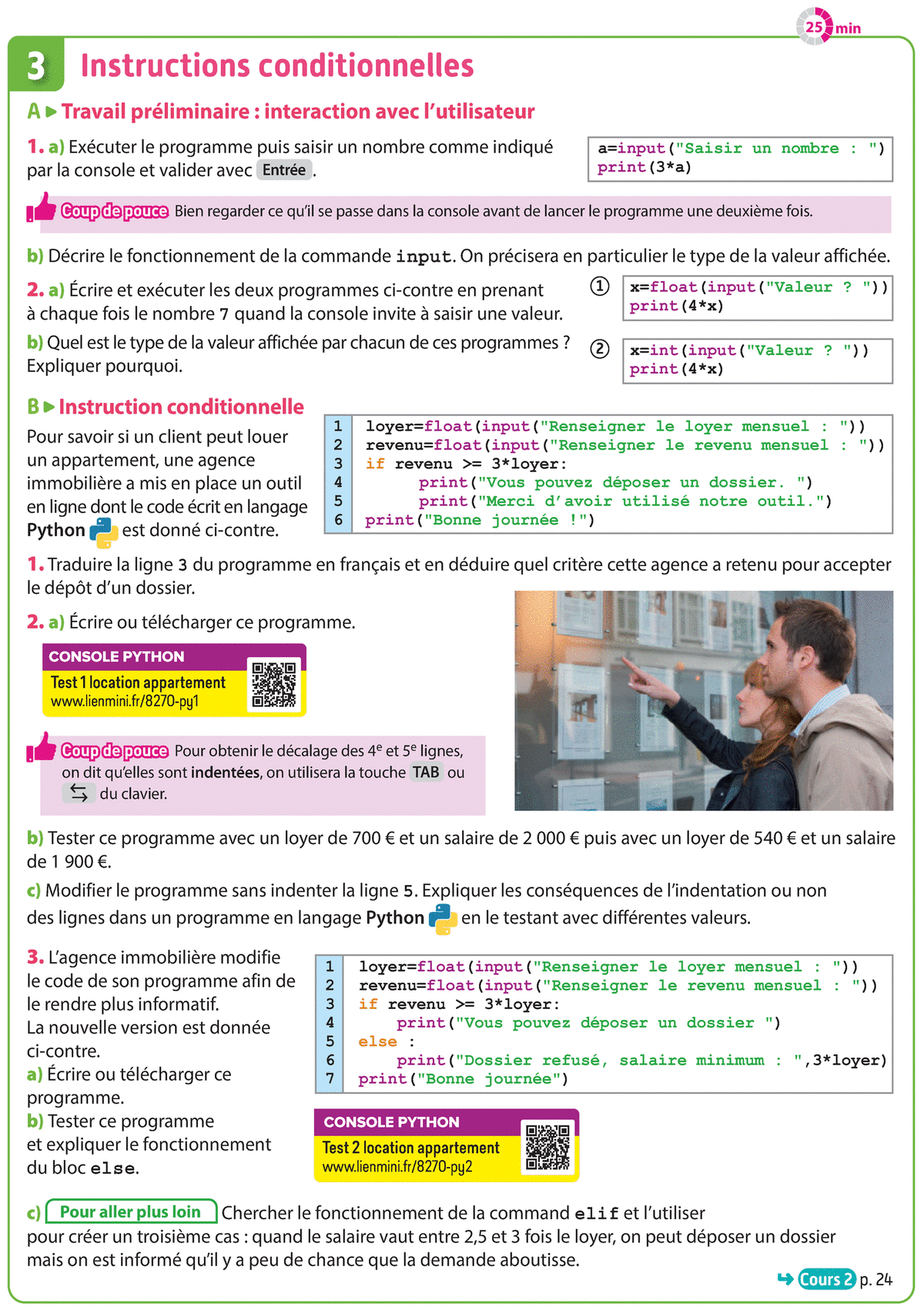 Programmation en langage Python - Activité n°3 : Instructions ...