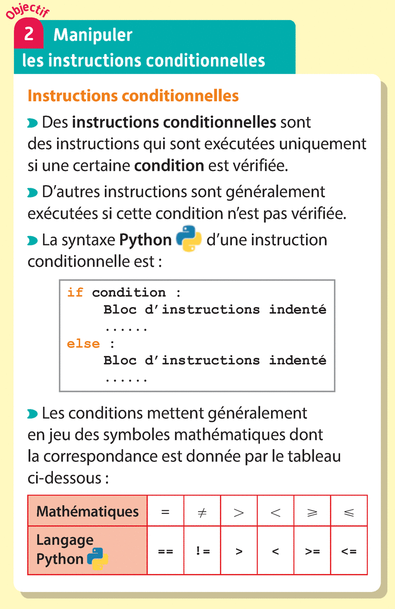 Programmation en langage Python - Fiche méthode n°2 : Manipuler les ...