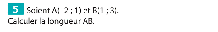Vecteurs et repère - Calculer la norme d’un vecteur - Exercice avec ...