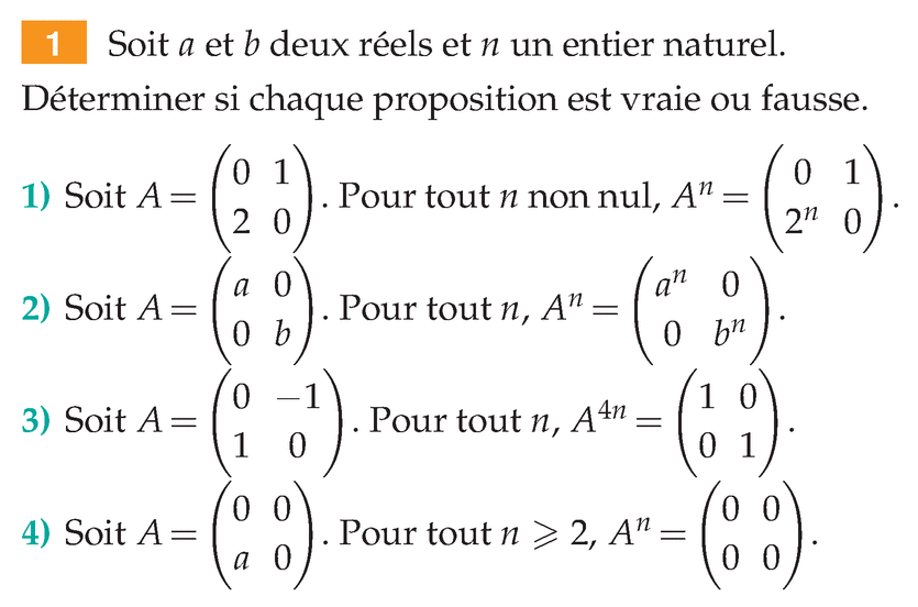 Suites de matrices et marches aléatoires - Activités mentales ...