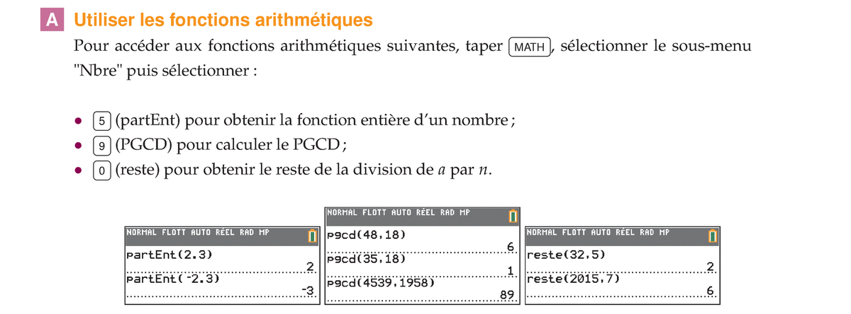 Fiche TICE n°3A : Utiliser une calculatrice TI - Utiliser les fonctions ...